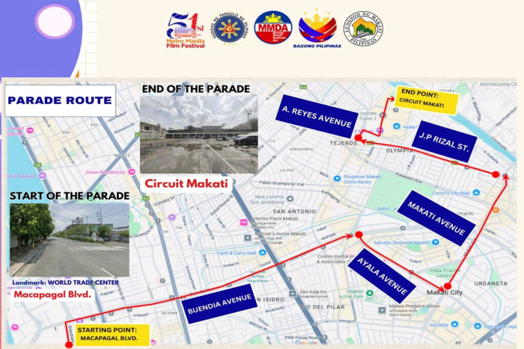 MMDA ipapasara mga lansangang daraanan ng MMFF Parade of Stars ...