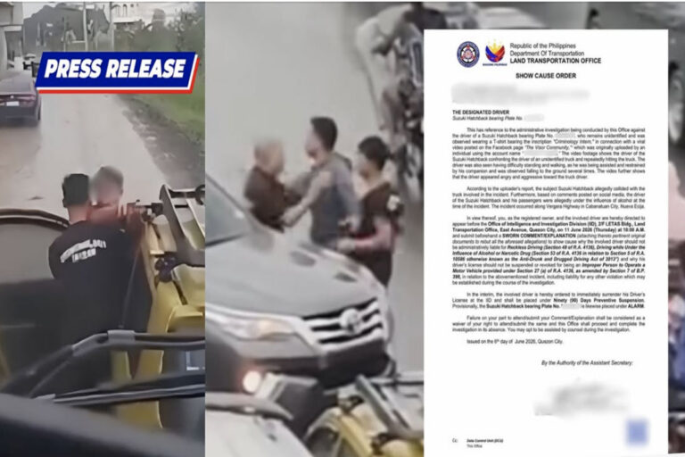 LTO naglabas ng SCO vs senglot na driver - Peoples Taliba